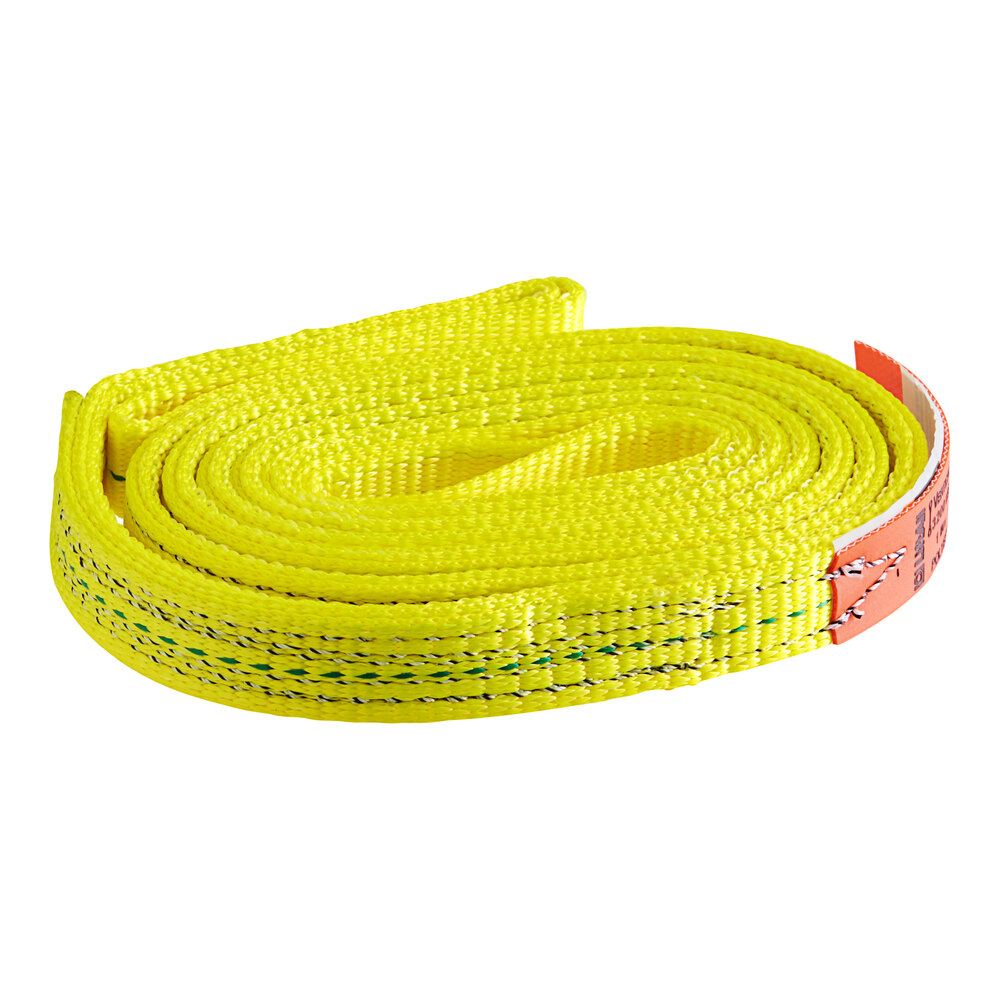 Lift-All Webmaster 1600 1" x 10' 2-Ply Flat Eye & Eye Polyester Web ...