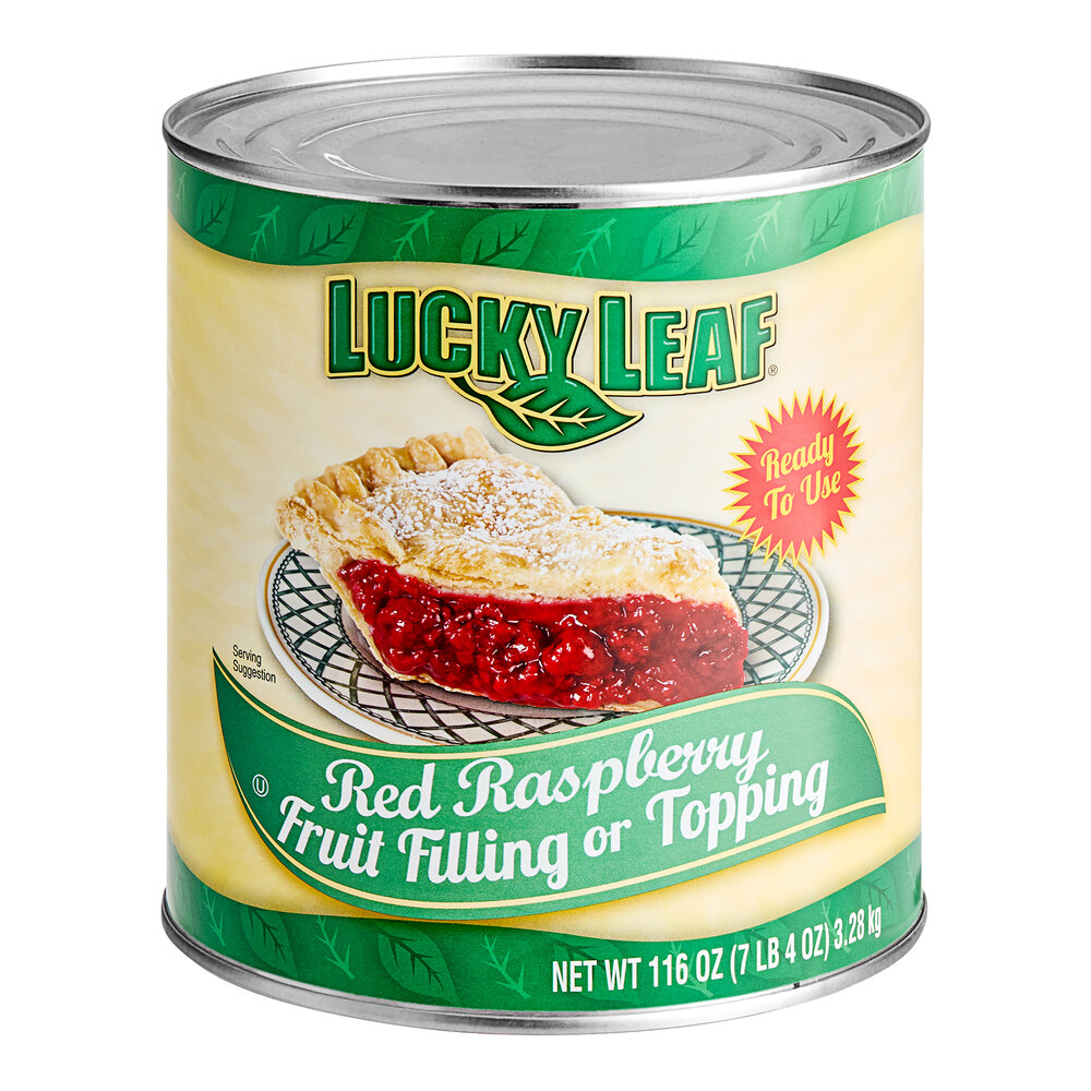 Lucky Leaf Red Raspberry Pie Filling (#10 Can, 3/Case)