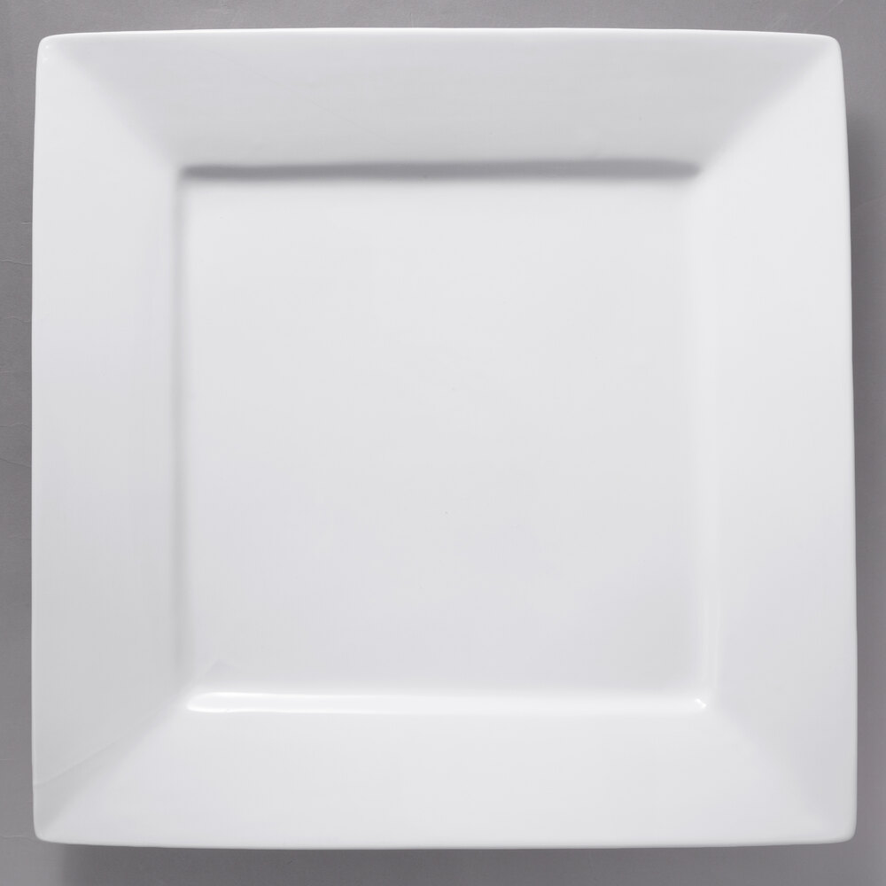 10 Strawberry Street WTR-16SQ Whittier 16" White Porcelain Square ...