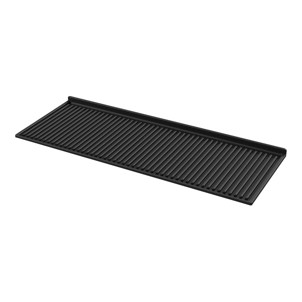Borray Manufacturer Inc. 48" x 17 1/2" x 2 1/2" Black ABS Meat Shelf ...
