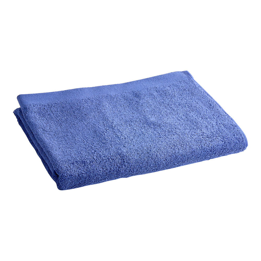 Oxford Premium 32" x 66" Royal Blue 100% Ringspun Cotton Pool Towel 18. ...