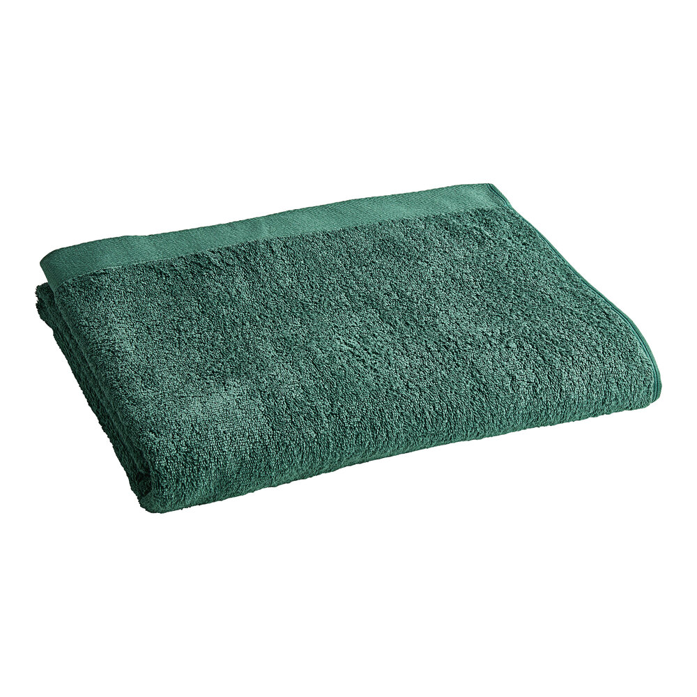 Oxford Premium 32" x 66" Hunter Green 100% Ringspun Cotton Pool Towel ...