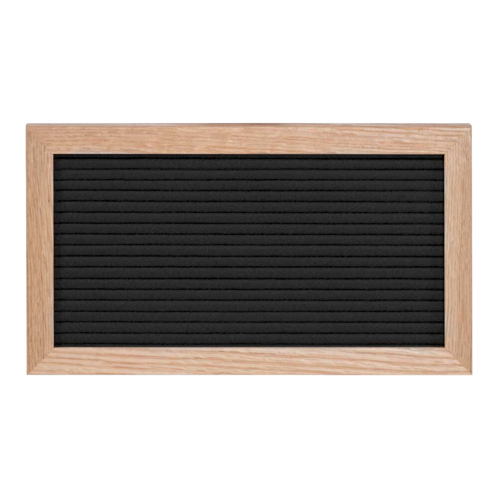United Visual Products 10" x 4" Black Countertop Menu Letterboard with ...