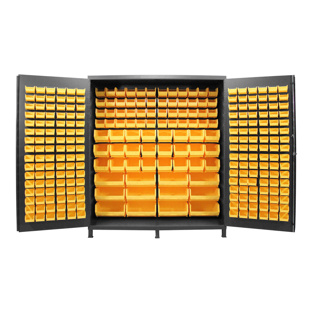 Valley Craft 14 Gauge 72" x 24" x 84" Steel Storage Cabinet with 276 ...