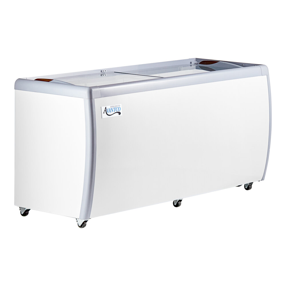 Avantco ADC-GEL-13 71" Customizable Vinyl 13 Pan Gelato Dipping Cabinet ...