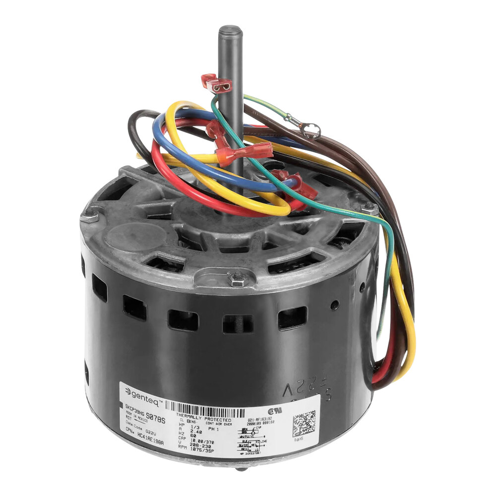 Carrier HC41AE198 208-230V1Ph 1/3Hp 1075 Rpm 3Speed