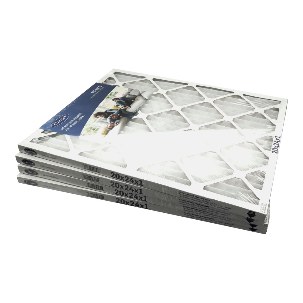 Carrier 20X24X1-M8-C-P4 Merv 8 1" Filter Pack - 4/Pack