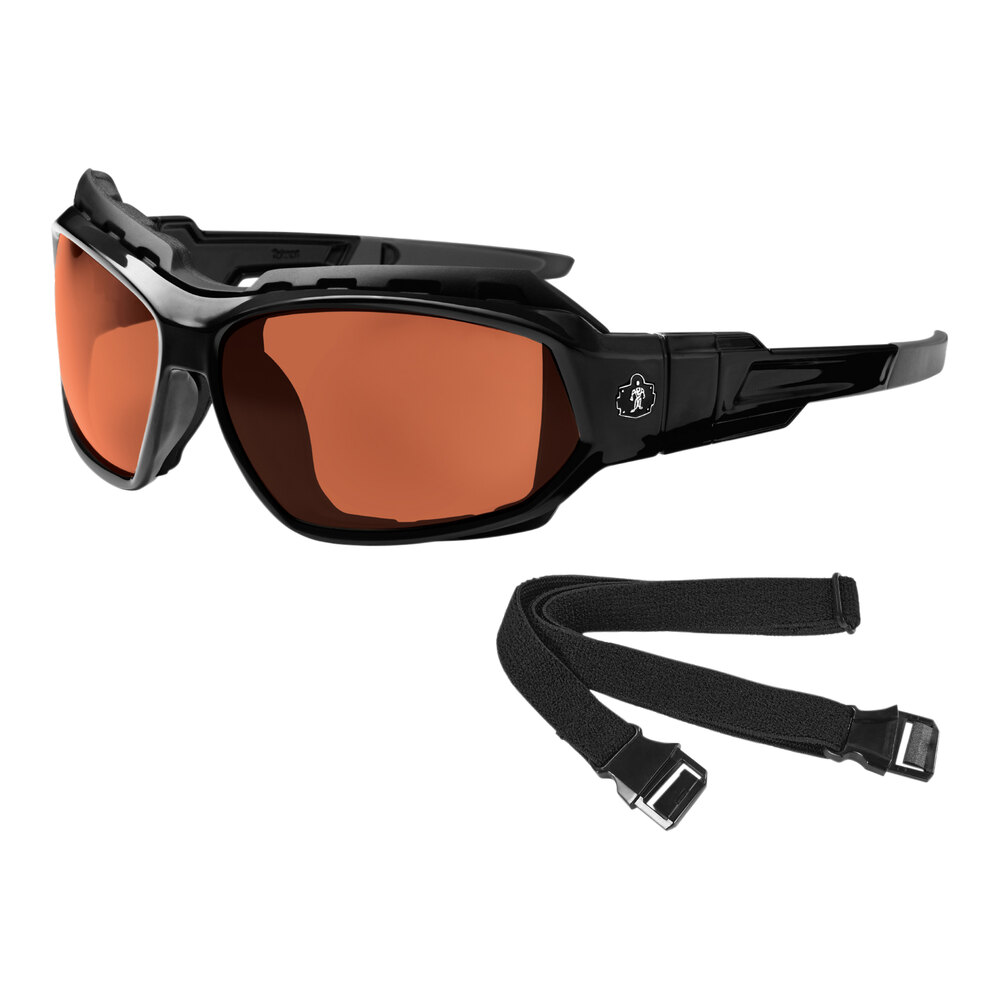 Ergodyne Skullerz LOKI Polarized Convertible Safety Spoggles with ...