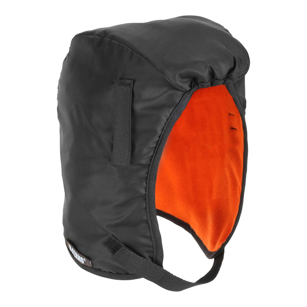 Ergodyne N-Ferno 6840 Black 2-Layer Chin-Length Winter Hard Hat Liner ...