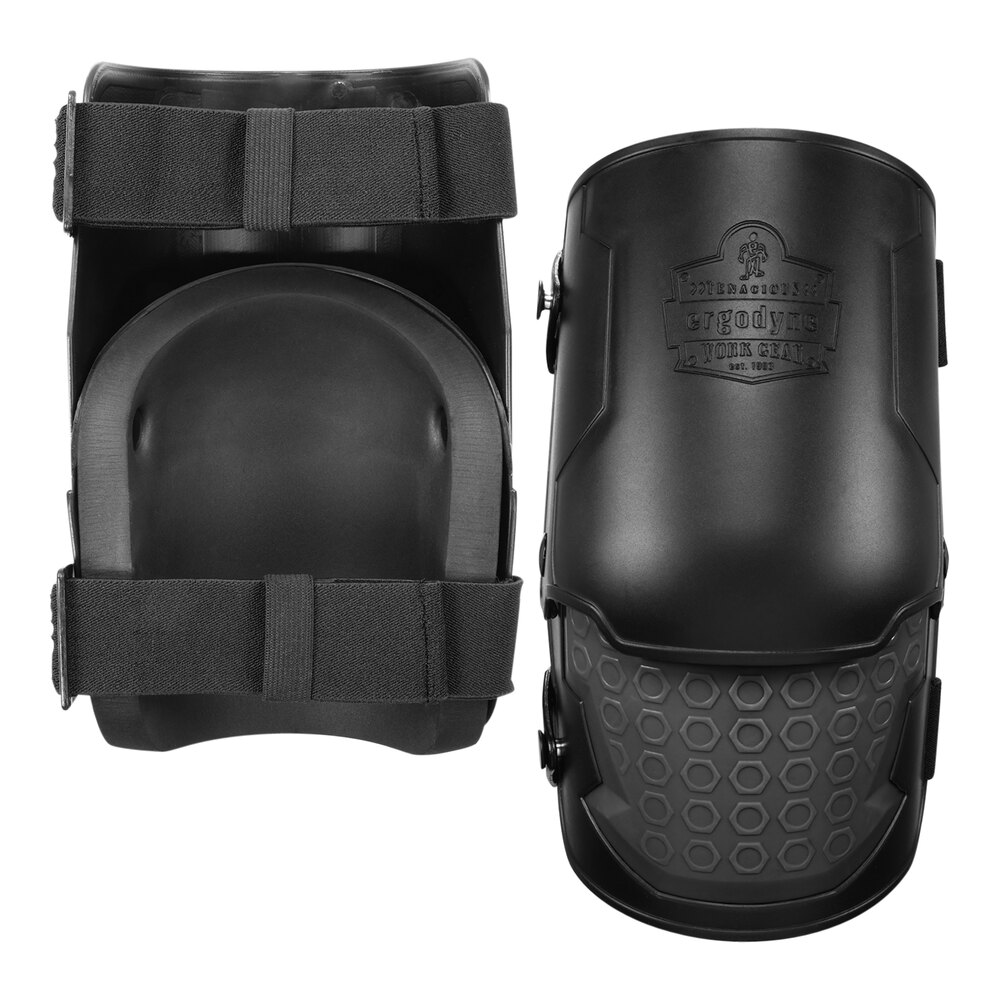 Ergodyne ProFlex 360 Hard Shell Hinged Knee Pad with Non-Marring Rubber ...
