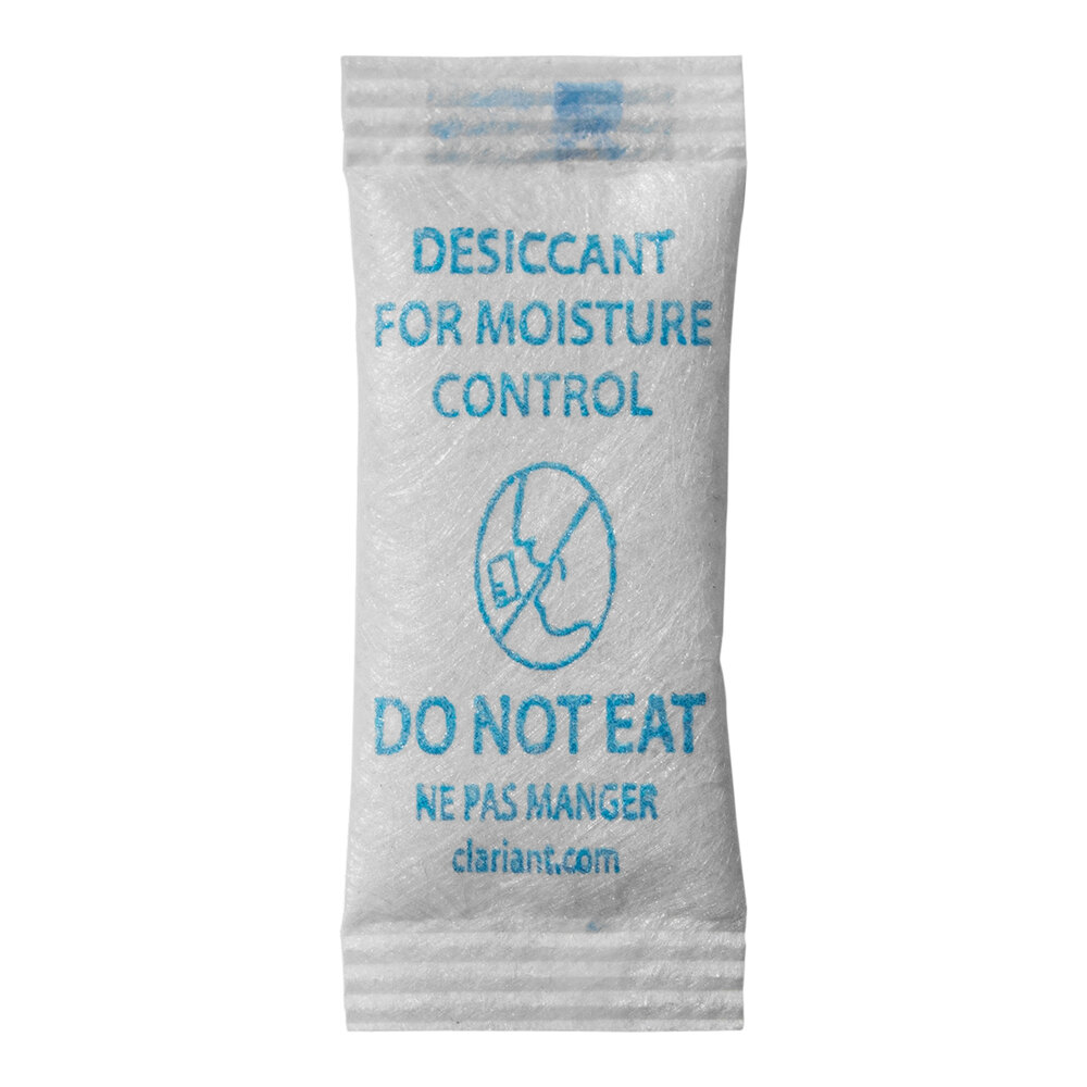 Clariant Sorb-It 2 Gram Desiccant Silica Packet - 3000/Case