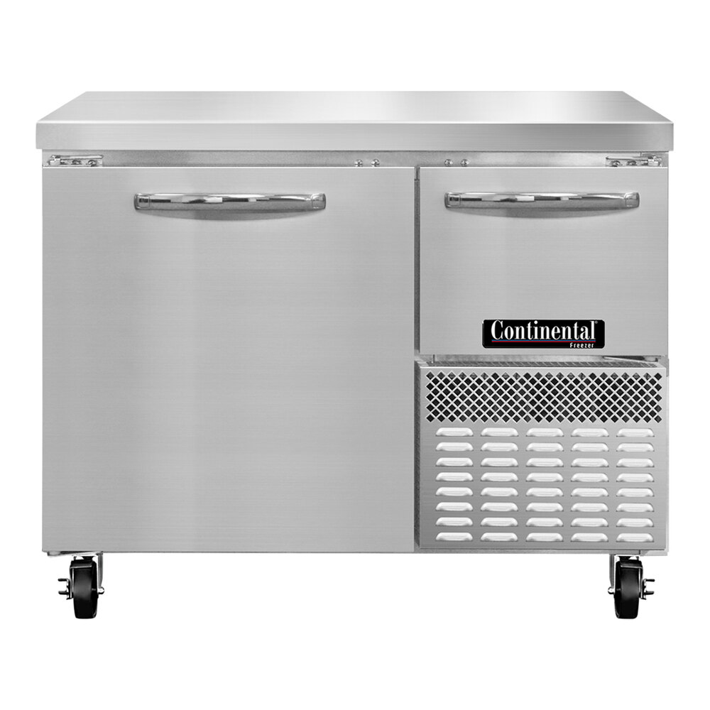 Continental Refrigerator FA43N 43" Extra-Deep Worktop Freezer with 1 ...