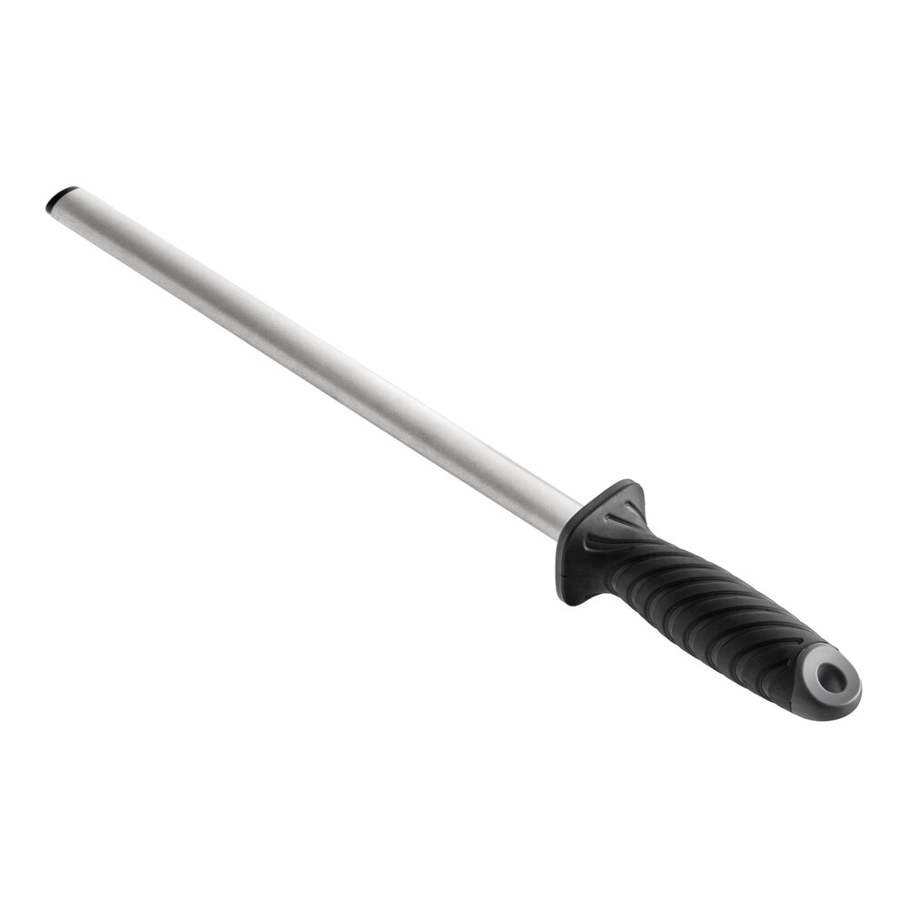 Schraf 12" Oval Diamond Sharpening Rod with TPRgrip Handle