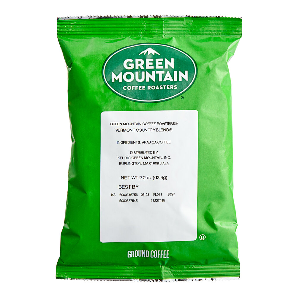 Green Mountain Coffee Roasters Vermont Country Blend Coffee Packet 2.2 ...