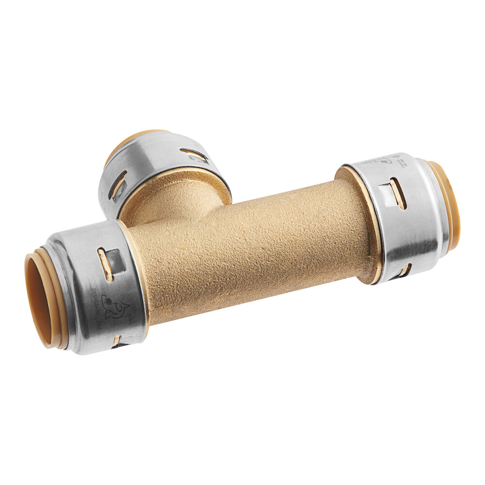 SharkBite Max™ UR3370 3/4" x 3/4" x 3/4" Brass Push-To-Connect Slip Tee