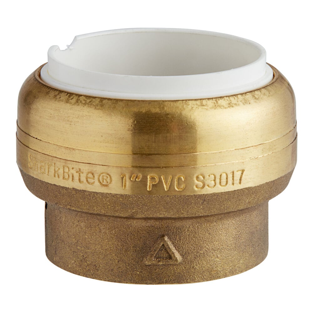SharkBite™ UIP520 1" Brass Push-To-Connect PVC End Cap