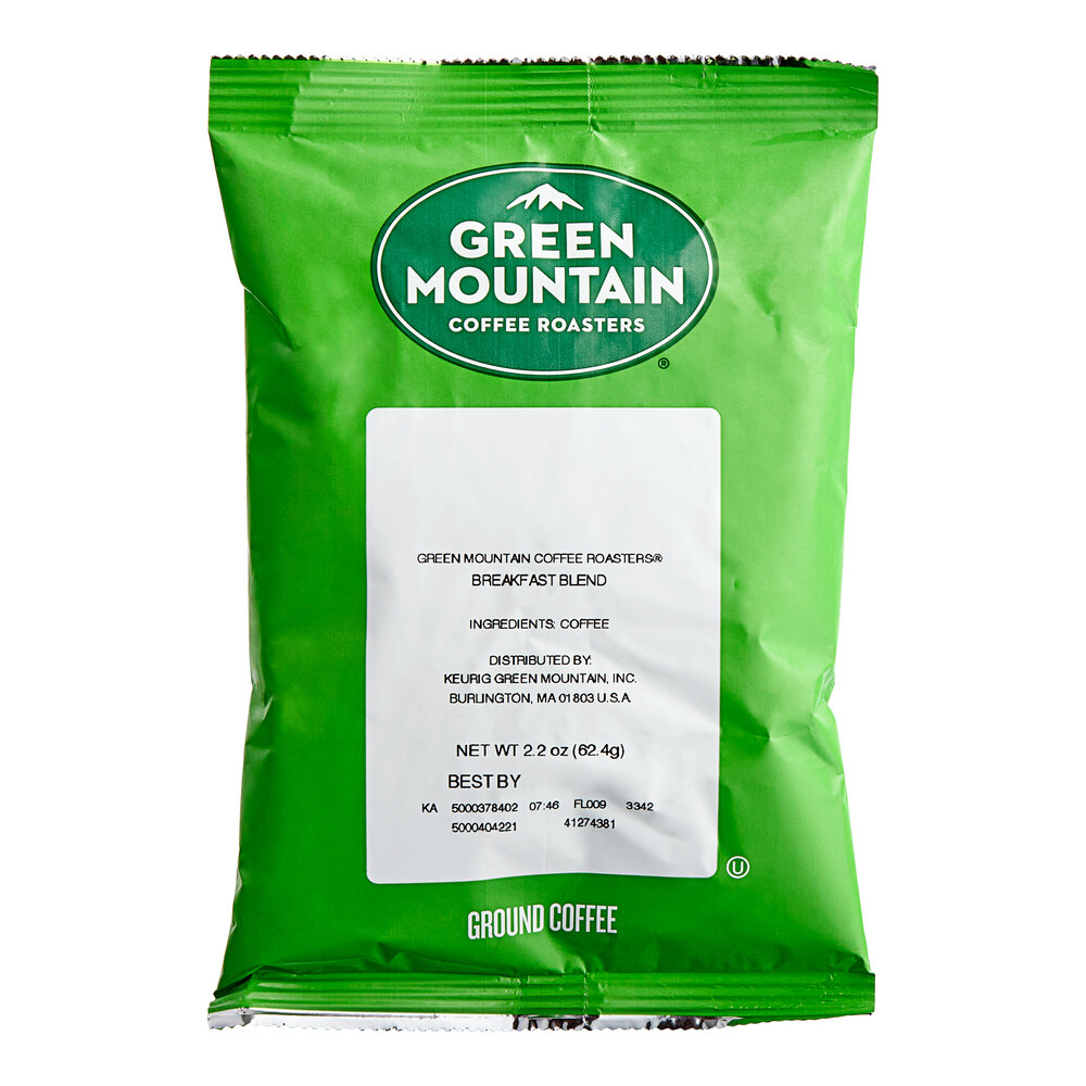 Green Mountain Coffee Roasters Breakfast Blend Coffee Packet 2.2 oz ...