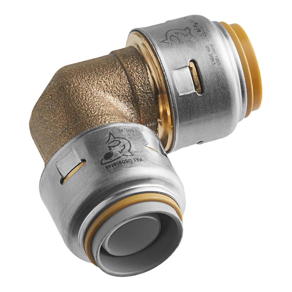 SharkBite™ U4248LF 1/2" PB x 1/2" CTS Brass Push-To-Connect ...