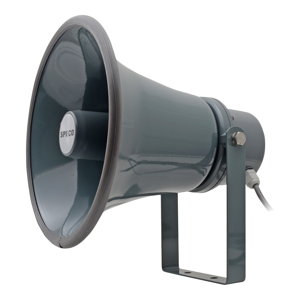 Speco Technologies Contractor Series 8 1/2" Gray Outdoor PA Horn ...