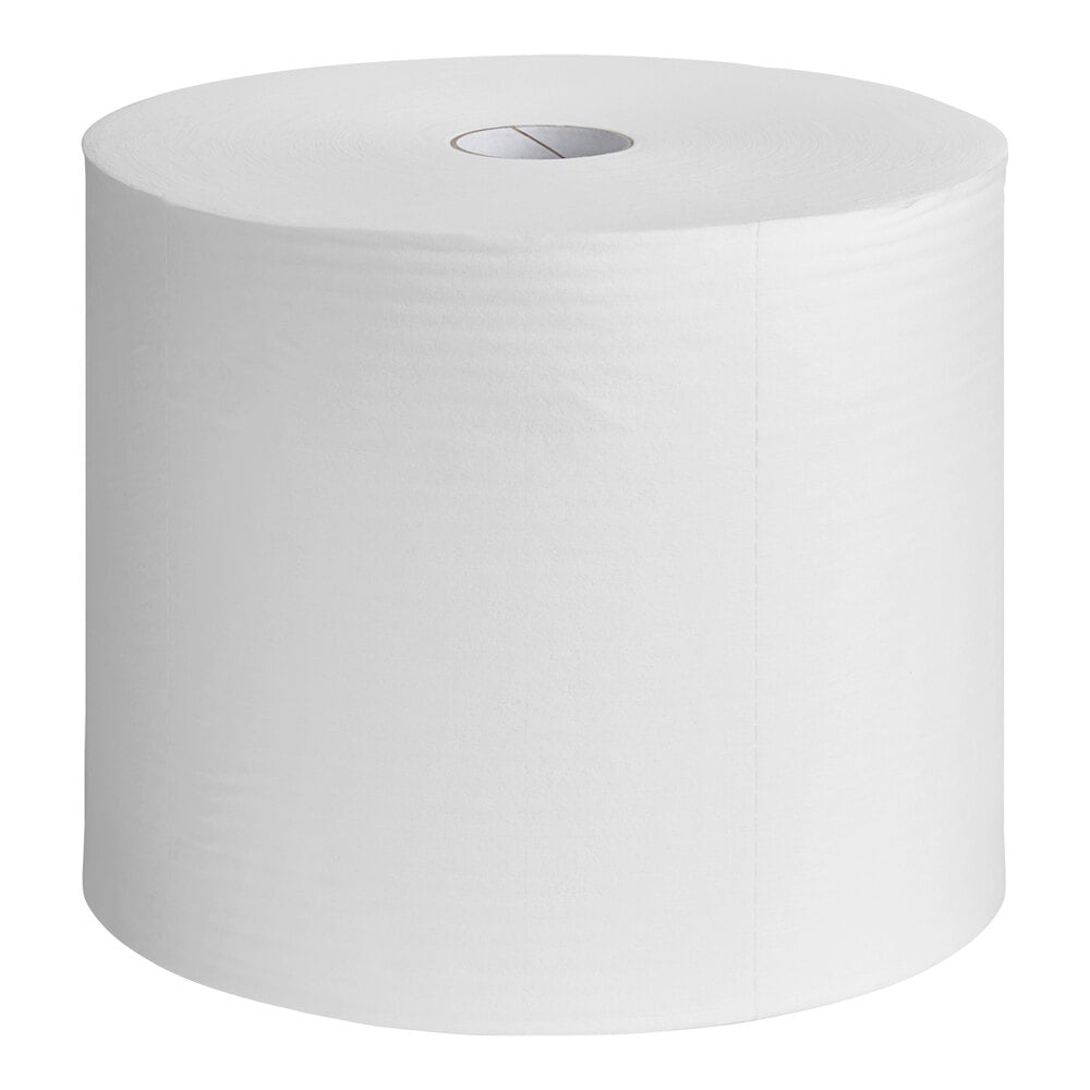 Tork 9 7/8" x 12 7/16" White Light-Duty Wiper Giant Roll W1 500105 ...