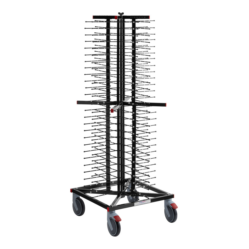 JackStack 104-Plate Extra-Long Mobile Pizza Plate Rack JS104/9"