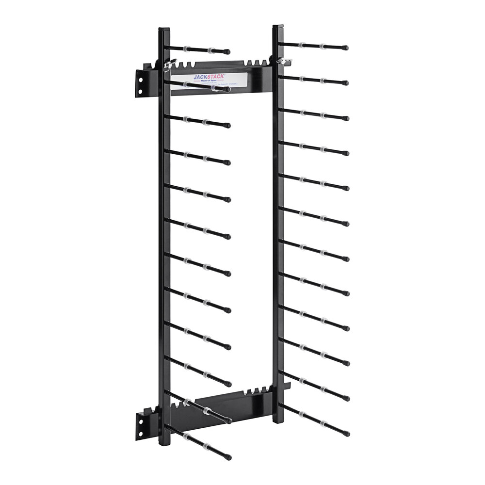 JackStack Wall-Mounted Plate Rack Holds 12 Plates JS012HW