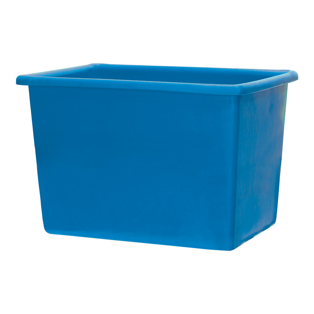 Winholt TUB-6A-BL 33" x 24" x 21" Blue Polyethylene 6 Bushel Tub for 30 ...