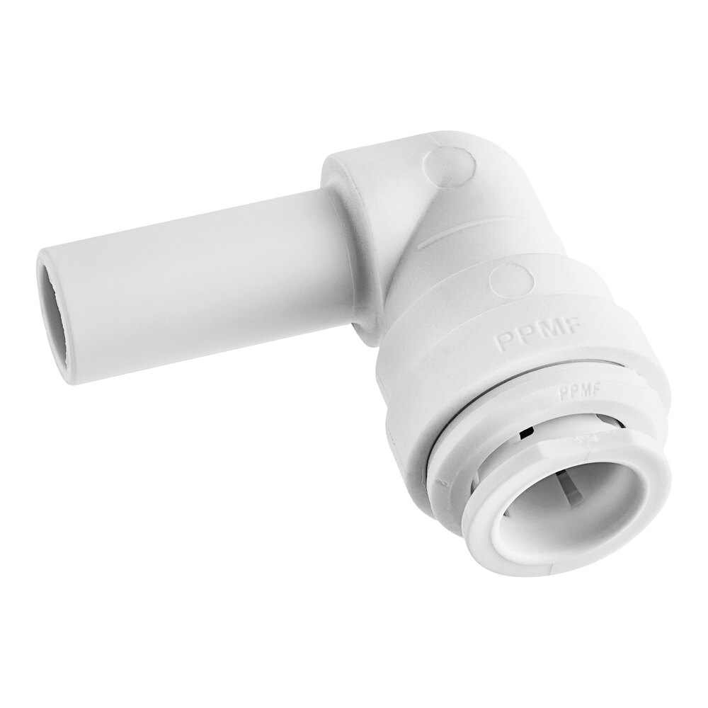 John Guest® PP221616W 1/2" x 1/2" White Polypropylene Push-To-Connect ...