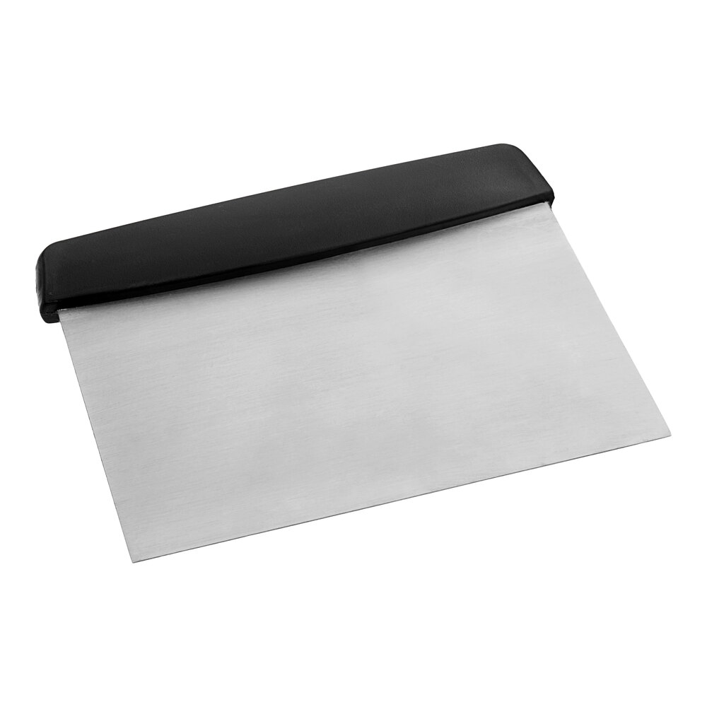 Choice 5 7/8" x 4 1/4" Stainless Steel Dough Cutter / Bench Scraper ...