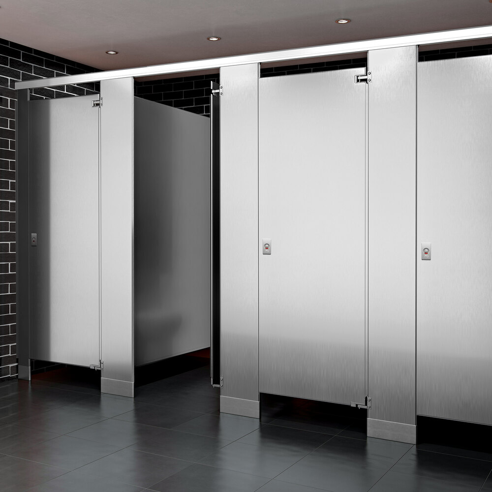 ASI Accurate Partitions Integrated Privacy Stainless Steel Stall Partition