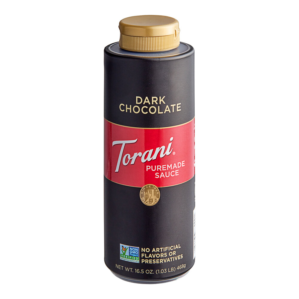 Torani Puremade Dark Chocolate Flavoring Sauce 12 fl. oz. (16.5 oz ...