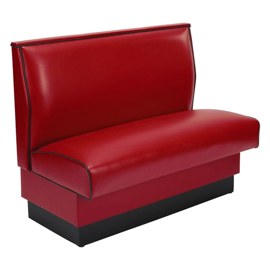 American Tables & Seating Vinyl Booth, 46" - WebstaurantStore