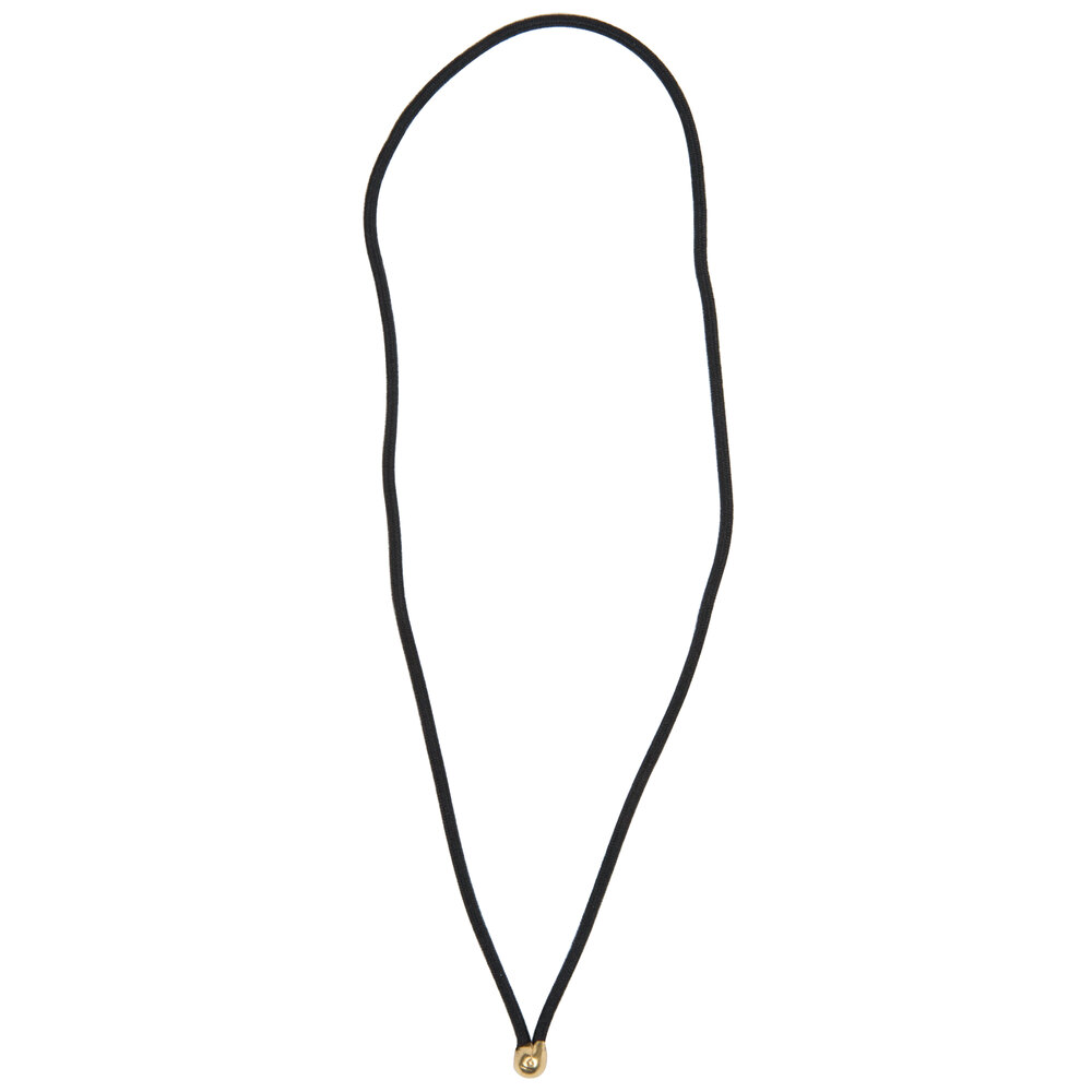 Menu Solutions E300-8.25 8 1/4" Black Elastic Menu Band for Menu Covers ...