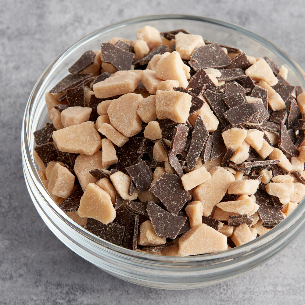 English Toffee Pieces and Flaked Chocolate Inclusion 10 lb.