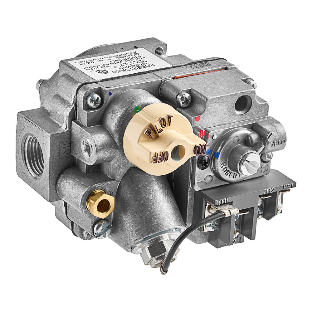 Robertshaw 4B57414C6A 4" WC Natural Gas Millivolt Gas Valve; 1/2" Gas ...