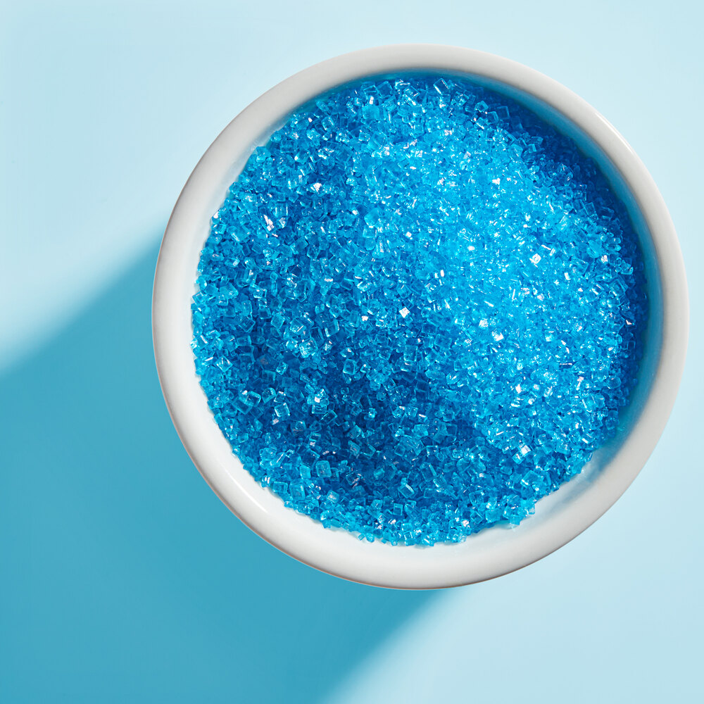 Adourne Coarse Blue Sanding Sugar 10 lb.