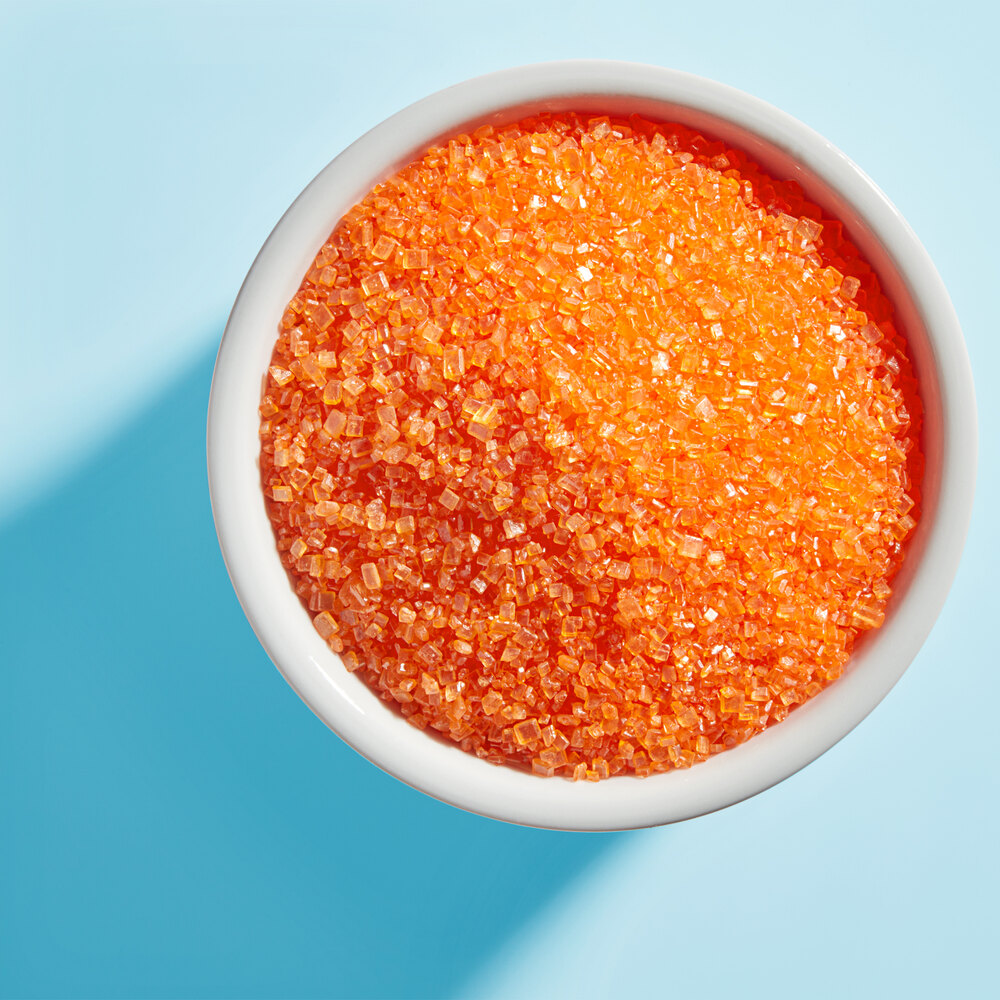 Adourne Coarse Orange Sanding Sugar 10 lb.