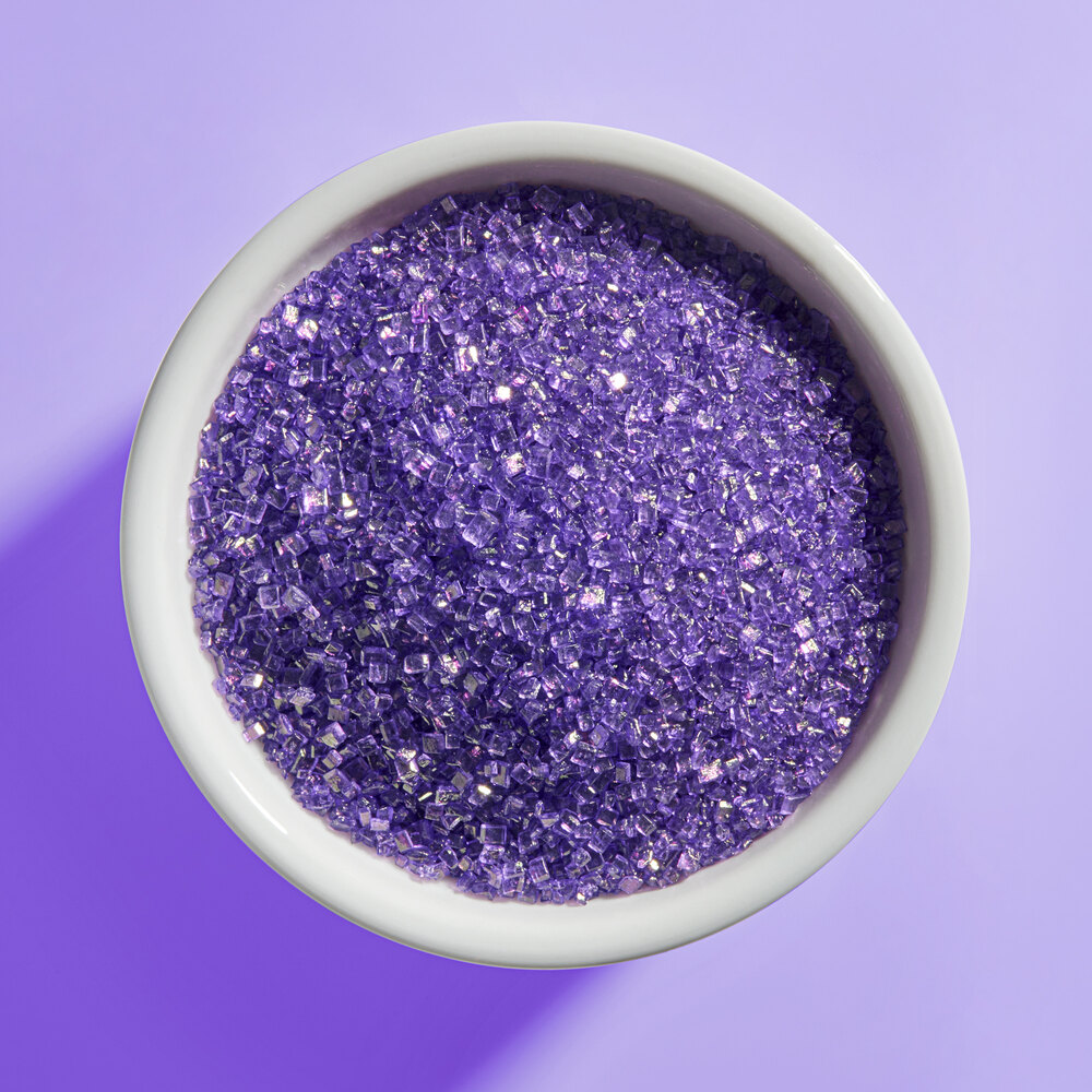 Coarse Purple Sanding Sugar in Bulk (10 lb.)