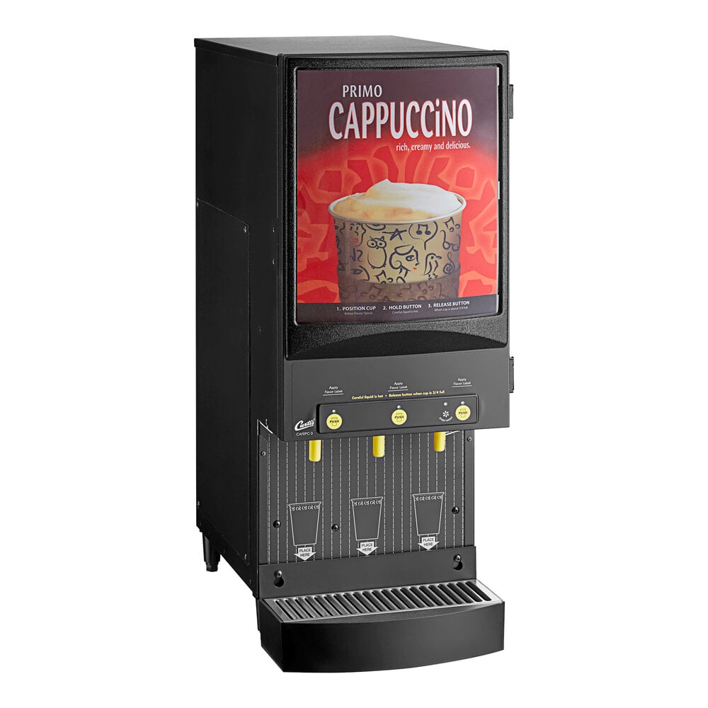 Curtis Cafe Series Primo PC3 Three Station Cappuccino Machine with ...