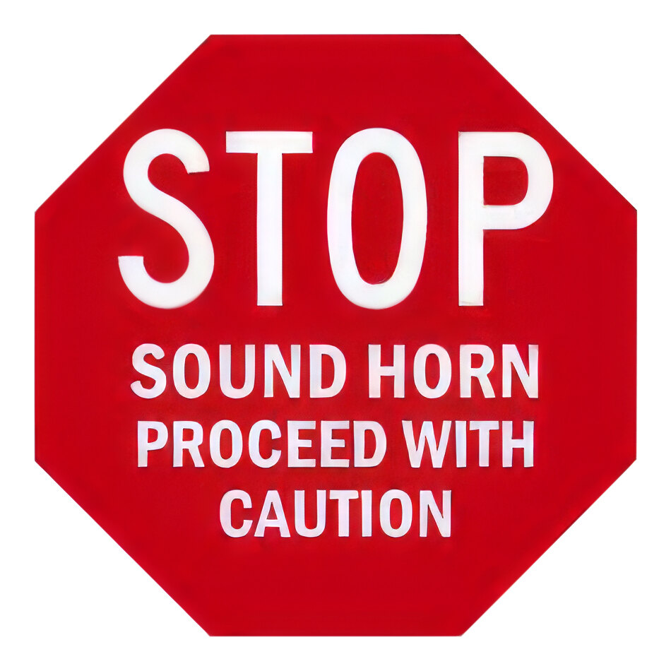 Lavex 24" x 24" High-Intensity Prismatic Reflective Aluminum "Stop ...