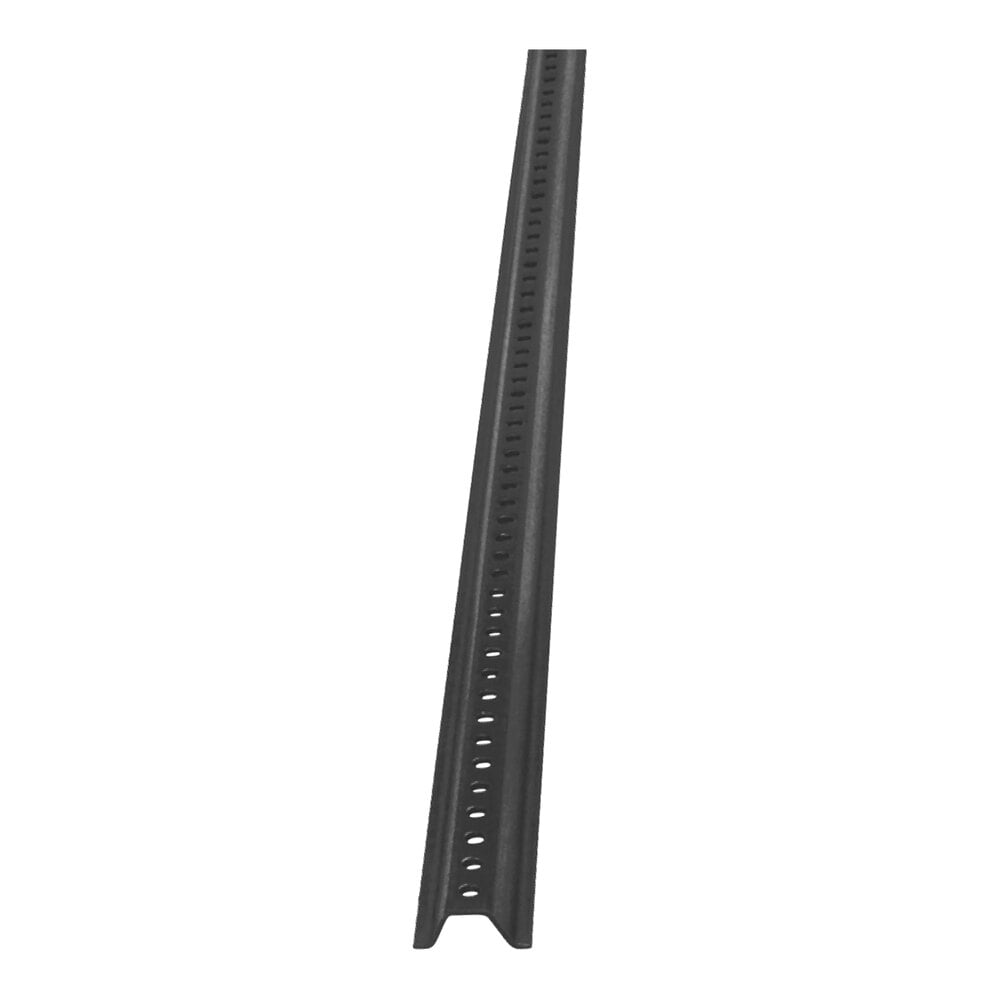 Lavex 8' 1.12 lb. Gun Metal Black Enamel Steel U-Channel Post for ...