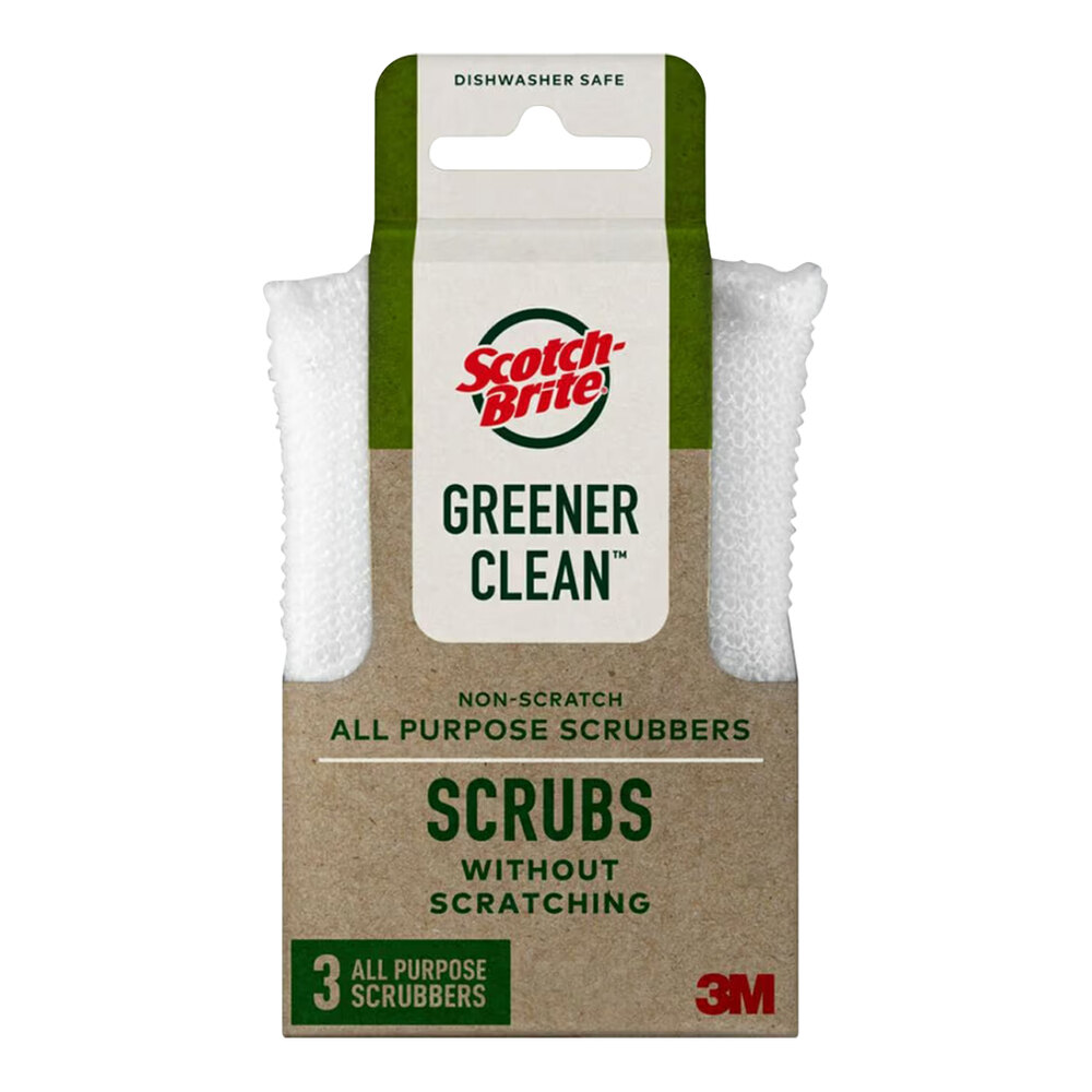 3M Scotch-Brite™ Greener Clean 70007045647 Non-Scratch All-Purpose ...