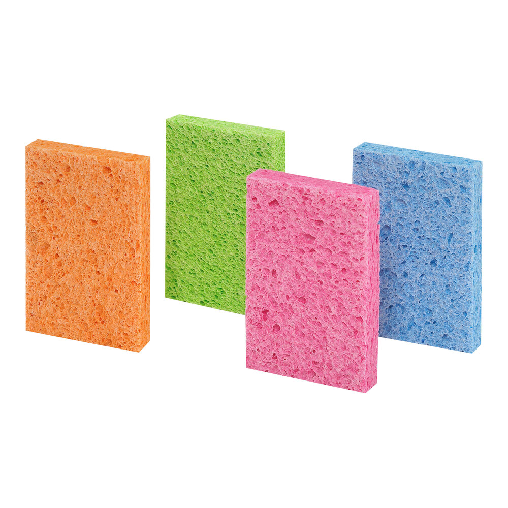 3M Scotch-Brite™ ocelo 70007072864 Multi-Purpose Sponge - 4/Pack