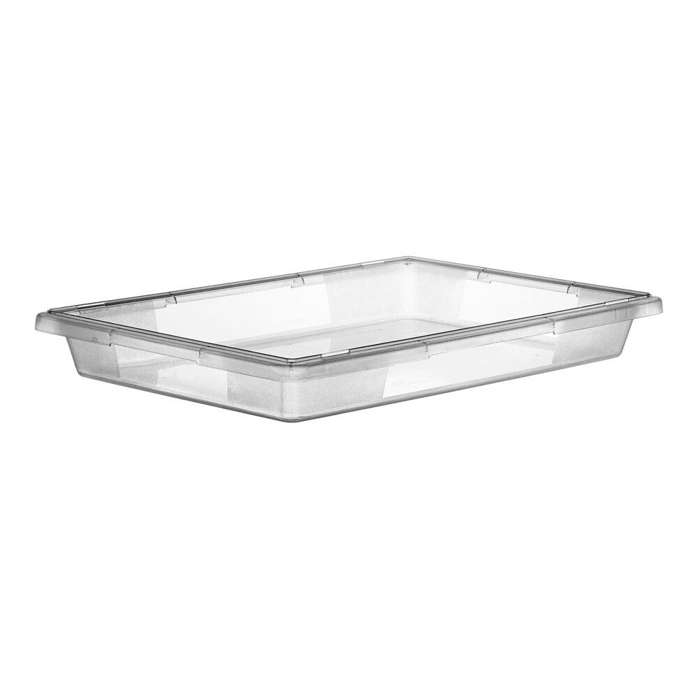 Choice 26" x 18" x 3 1/2" Clear Polycarbonate Food Storage Box