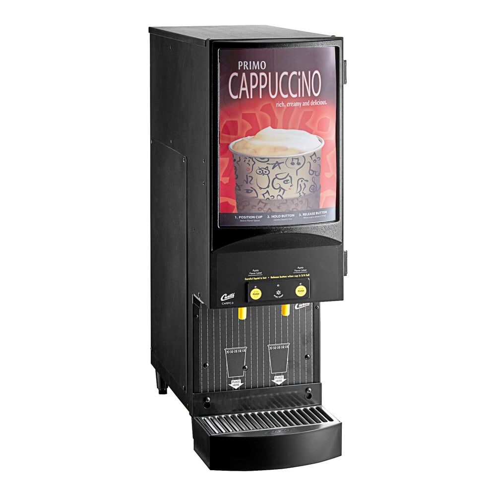 Curtis Cafe Series Primo PC2 Two Station Cappuccino Machine with Two 4 ...