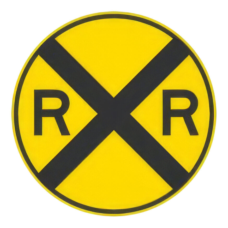 Lavex 30" High-Intensity Prismatic Reflective Aluminum Railroad ...