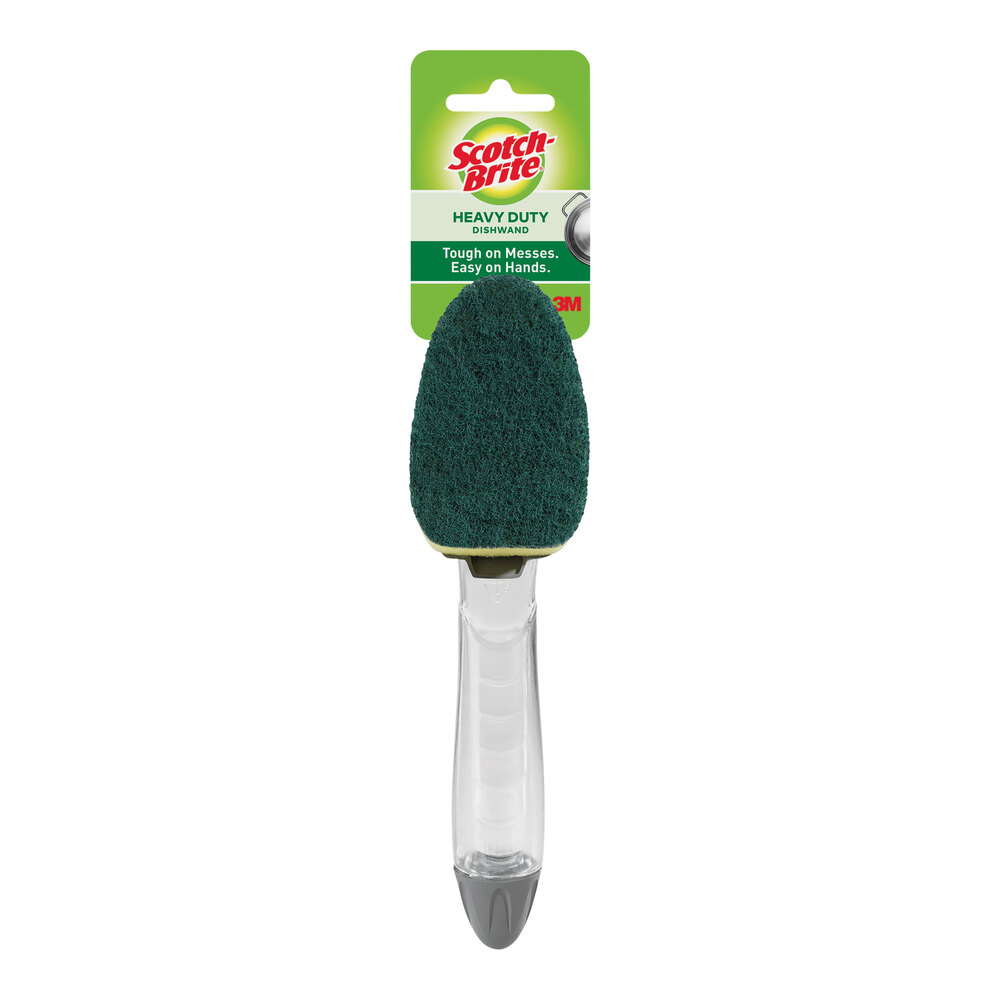 3M Scotch-Brite™ 70007064267 Heavy-Duty Soap Dispensing Dish Wand