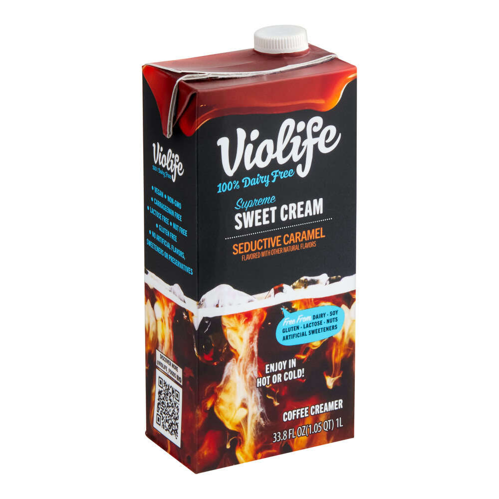 Violife Supreme Plant-Based Vegan Sweet Cream Seductive Caramel Coffee ...