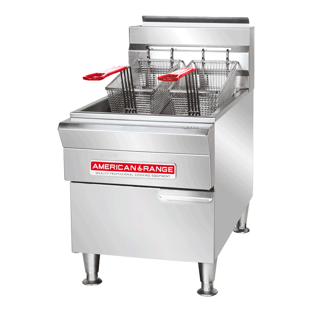 American Range AR-GCF-15 15 lb. Liquid Propane Countertop Fryer ...