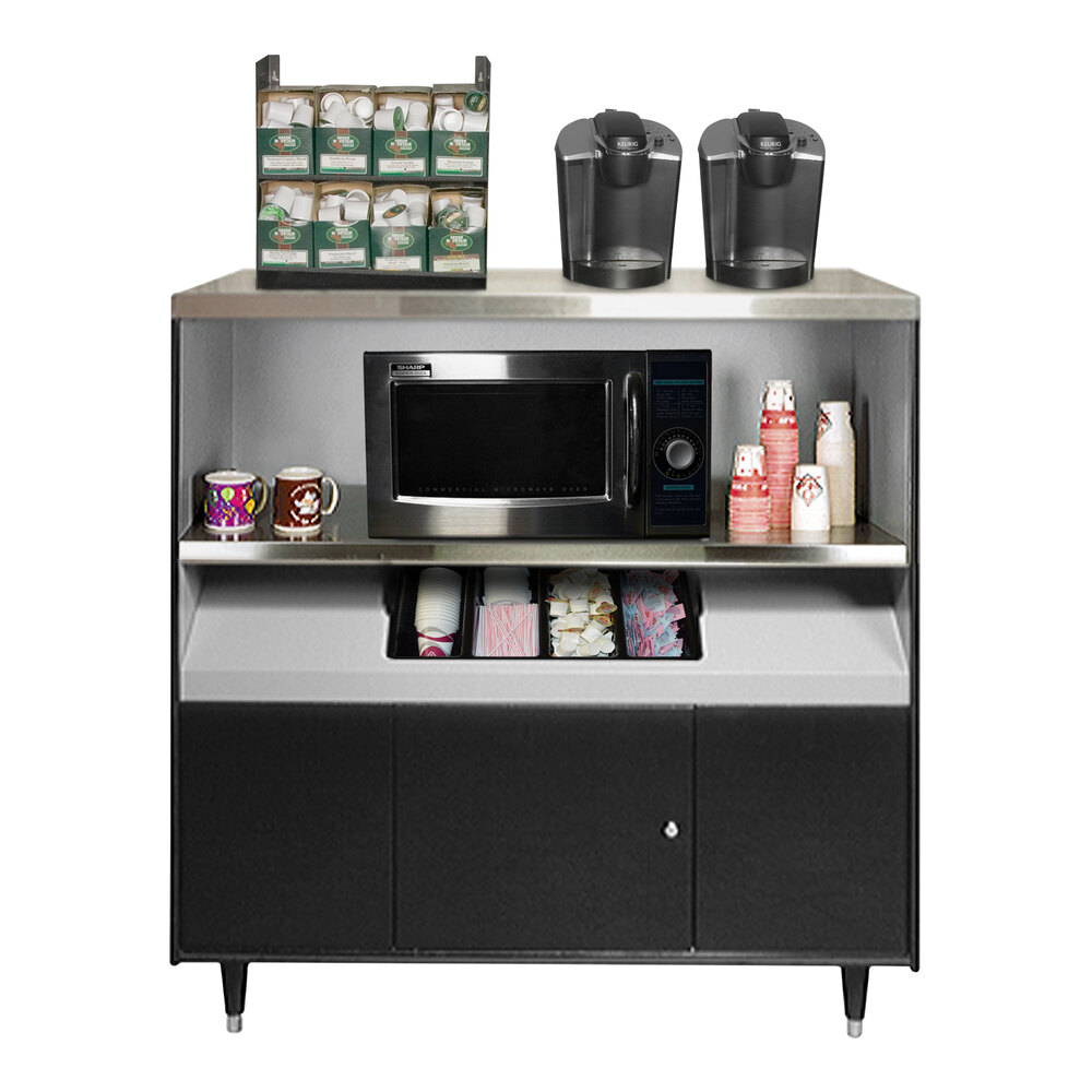 All State Manufacturing 49" x 23 1/4" x 48" Condiment Stand with Double ...